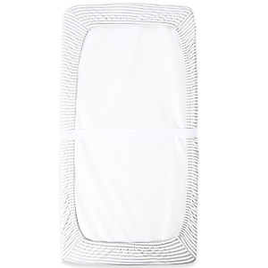 Cuddly Cubs Changing Pad Covers – 2 Pack – Snuggly Soft Plush Cotton Changing Table Covers for Boy, Girl – Fits Perfectly on Summer Infant and Other 16 x 32 Baby Changing Table Pads – Grey Stripes