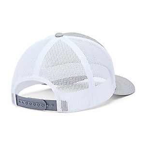 Columbia Women's Mesh Snap Back - High, Columbia Grey Heather Mt Hood Circle Patch, One Size