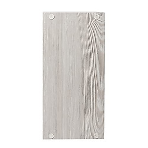 Kiera Grace Square Cubbi Rustic & Timeless Single Decorative Engineered Wood Floating Wall Shelf for Home, Room, & Office, 5.8" L W x 11.8" H, Weathered Grey (FN01520-4)