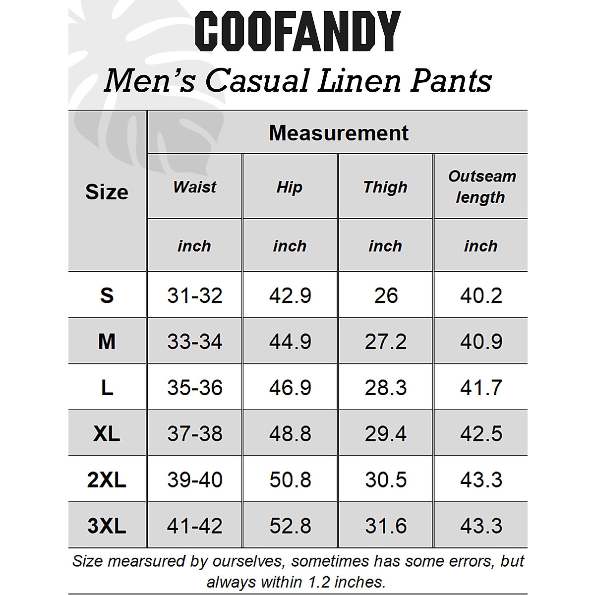 COOFANDY Men's Casual Linen Pants Cotton Elastic Waist Drawstring Trousers Light Khaki, Straight