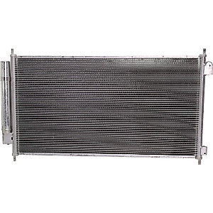 Kool Vue A/C Condenser Compatible With 2008-2012 Honda Accord, Fits 2012-2015 Crosstour, Fits 2010-2011 Accord Crosstour With Receiver Drier