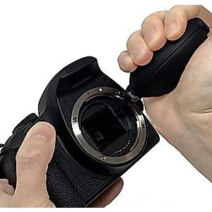 UES Air Blower Dust Blaster for Digital, DSLR, SLR Cameras Sensor Lens Cleaning, Rubber Bulb Air Pump Dust Blower Cleaner - Black
