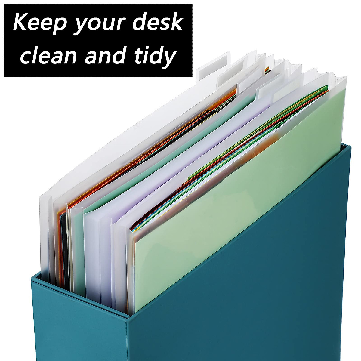 12 x 12 Scrapbook Paper Storage Organizer Clear Top Loading Files Plastic Paper Holder with Customizable Tabs for Holding Paper Photos Vinyl Paper Scrapbook Paper (40 Set)