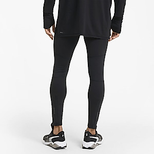 PUMA mens Run Favorite Long Tights Leggings, Puma Black, XX-Large US