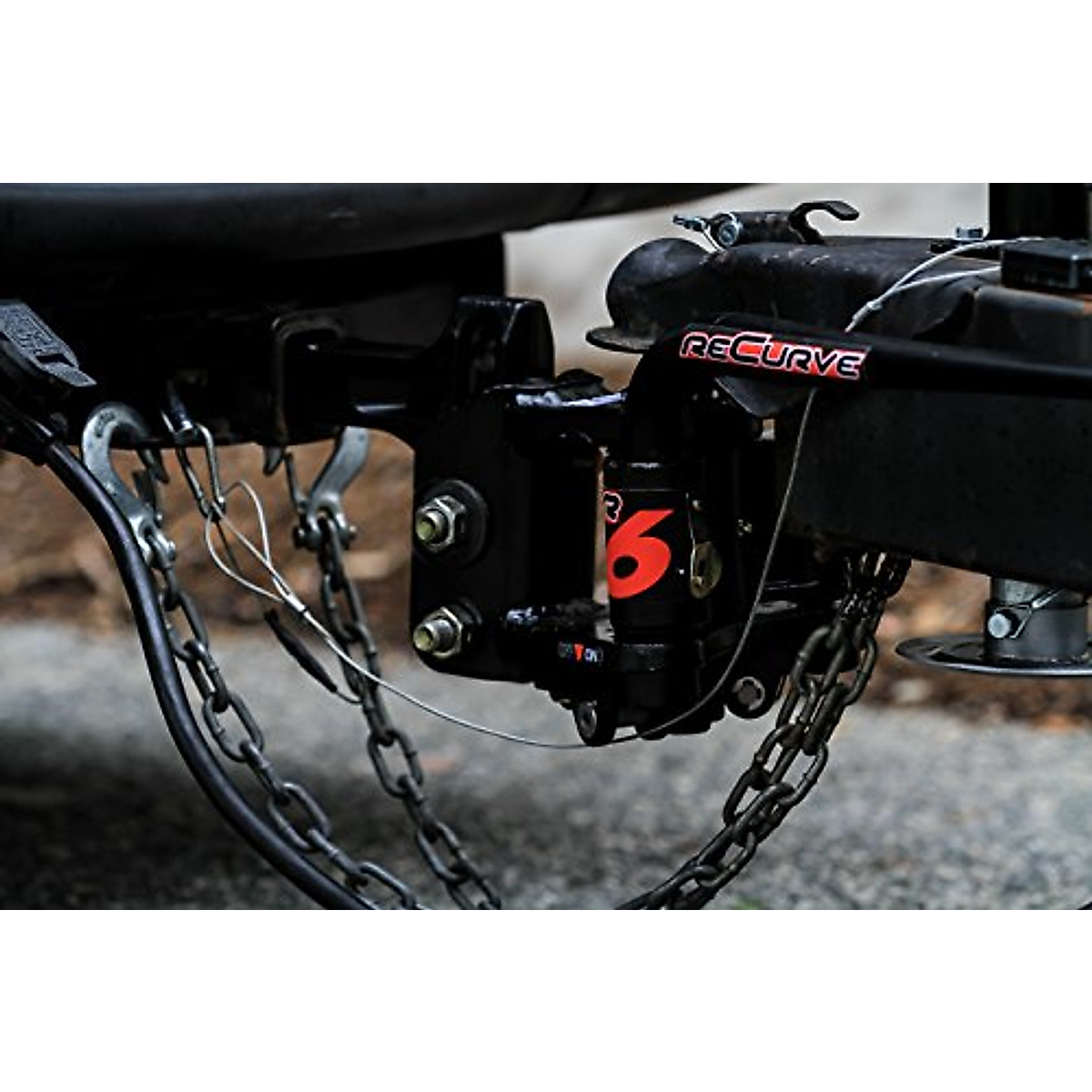 Camco Eaz-Lift ReCurve R6 1,200lb Weight Distribution Hitch | Features 1,400lb Max Tongue Weight Rating, 2-5/16-inch Ball has a 15,000lb Max Rating, and Premium Adaptive Sway Control | (48734)