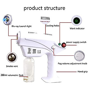 EMENG Portable Steam Sprayer Electric Sprayer Fogger Cold Fogging Machine Office Car Handheld Electric Fogger Sprayer