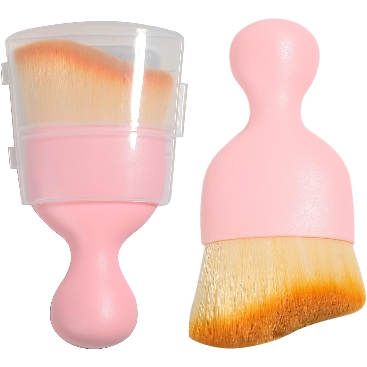 Reswish ESEWALAS Car Windshield Cleaning Tool,Soft Bristle Cleaning Brush,Auto Detail Brush Car Dash Duster Brush Interior Duster,Car Interior Cleaning Brush Dusting Brush (Pink with Cap)