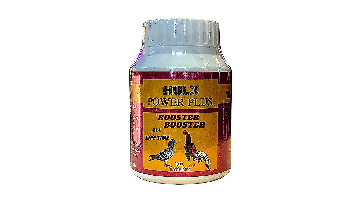 HULX POWER PLUS 100 TABLETS, Fast Increasing Energy Formula Rooster ...