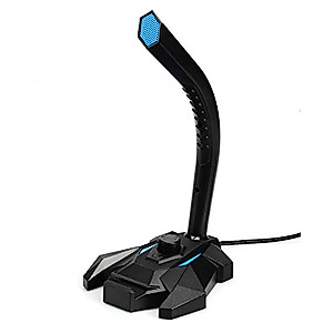 Amazon Basics USB Gaming Microphone - Blue