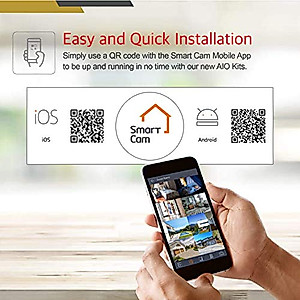 SNH-C6417BN - Samsung Wisenet SmartCam 1080p Full HD Plus Wi-Fi Camera Double Pack (Renewed)