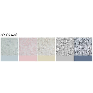 Muse Dream Coral Pink Paisley Blackout Curtains 63 Length 2 Panels Set for Bedroom Floral European Style Print Curtains Living Room 52 Wide Thermal Insulated Window Panels Grommet Top 52" Wx63 L