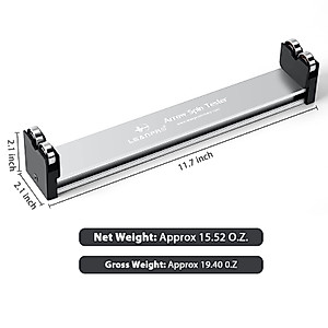 LEANPRO Arrow Spine Inspector for Shaft Straightness,Vane Tuning and Broadhead Spining, Aluminum Arrow Straightness Detector Tool