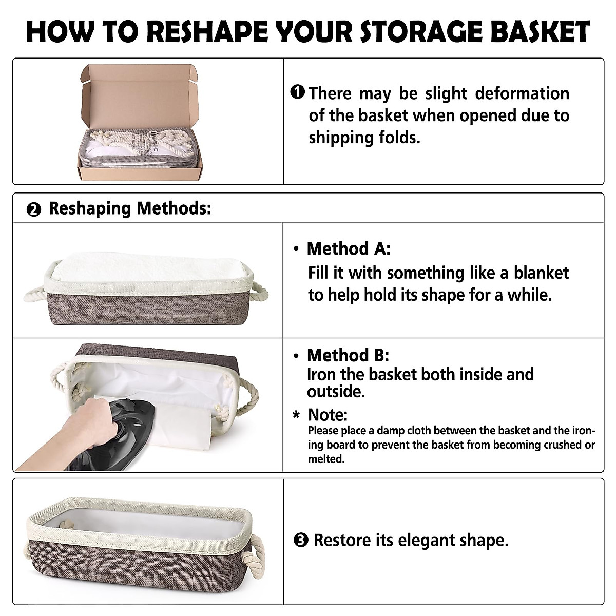 Toilet Paper Storage, 4 Pack Toilet Paper Basket for Bathroom Storage, Small Bathroom Toilet Paper Holder Stand, Toilet Paper Basket for Back of Toilet, Bathroom Countertop Storage 13" L X 6" W