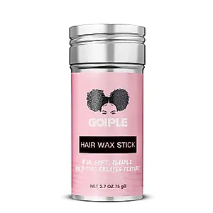 Wax Stick for Hair, Pomade Long-Lasting Wax, Smoothing & Slick Stick for Wigs, Styling Waxes for Fly Away & Edge Frizz Hair (2.7 oz)
