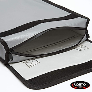 2 Piece Fireproof Bag Set - Safe - Fireproof - Silicone - Waterproof - Fireproof Passport Holder - Money Bag - Jewelry Organizer - Money - Coins - Photo Album - Document Holder - Fireproof Safe