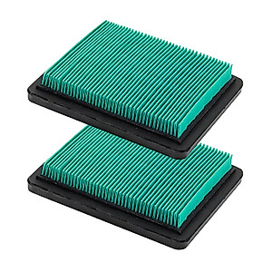Powswopx 17211-ZL8-023 Air Filter Compatible for Honda GCV160 GCV190 GC190 GC160 HRX217 HRX217VKA HRR216 HRR216VKA Husqvarna HU700F 7021P HU700H TB130 Lawn Mower Air Cleaner Element - 2 Pack