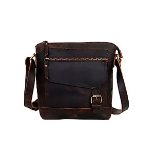 cuero Crossbody Purse for Women- Small Crossover Long Over the Shoulder Sling Womens Purses and Handbags For Men