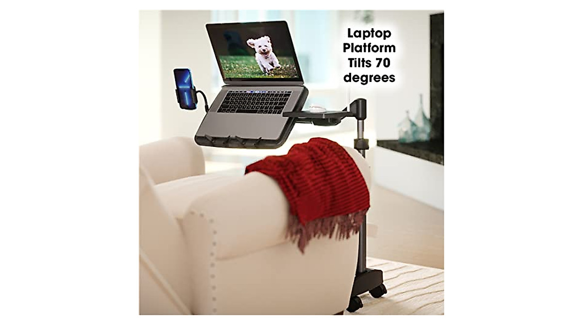 LEVO G2 V16 Mobile Laptop Stand – Ergonomic Adjustable Rolling Desk