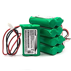 (5-Pack) 2.4V 1500mAh Ni-MH Battery Pack Replacement for Duallite 93035262, OSI OSA-283, Dual-Lite 93035653 93043816 93043817 Emergency/Exit Light