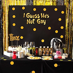 Funny Bachelor Party Gold Glitter Banner - Bachelor Party Ideas, Supplies, Gifts, Decorations and Favors
