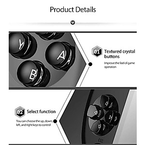 Soso Handheld Game Console 8GB Built in 10000+ Video Games, 4.3 inch HD Portable Game Console, Nostalgic Classic Dual-Shake Game Console, Birthday Xmas Gifts, Multi-Language