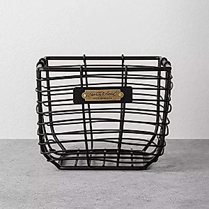 Hearth & Hand with Magnolia Wire Storage Basket Black Small