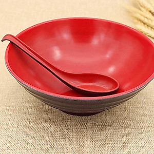 5 Pack Plastic Rice Spoons Rice Spoons Chinese Won Ton Soup Spoon Asian Plain Style Soup Spoons