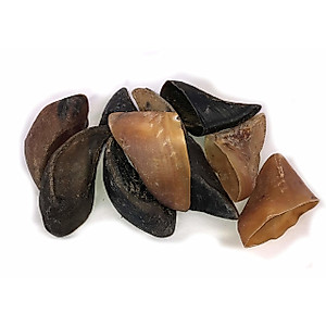 Downtown Pet Supply Dog Bones - Cow Hooves for Dogs Made in USA - Dog Dental Treats & Rawhide Free Dog Chews - Dog Chew Bones - Grass Fed Beef Hooves Stuffed with BBQ - 5 Pack