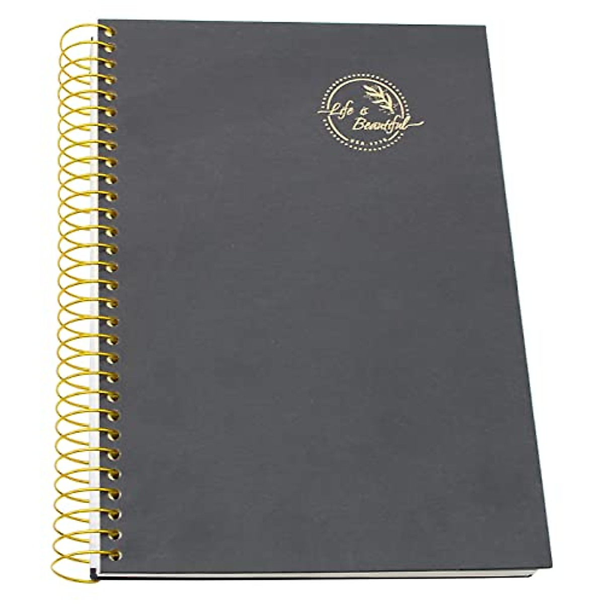 Yansanido Large Spiral Notebook, 5 Pcs B5 Thick Paper Hardcover 7mm College Ruled 5 Colors 150 Sheets -300 Pages Journals for Study, Work, Travel and Notes (5 Color)