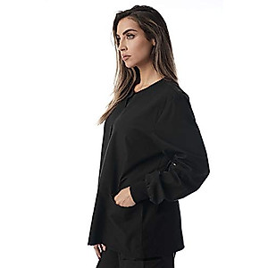 Just Love Womens Solid Jacket 4501-BLK-M Black