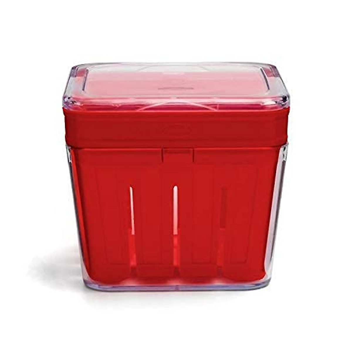 Fruit and Vegetable Saver Storage Basket Strawberries Blueberries - Promotes Airflow and Prevents Spoilage Produce Storage Container with Lid BPA-FREE