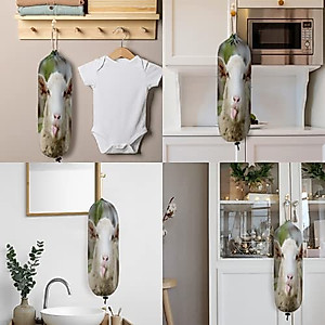 Funny Sheep Plastic Bag Holder Wall Mount Grocery Bag Organizer Trash Bag Holder Plastic Bag Organizer For kitchen living room bedroom bathroom