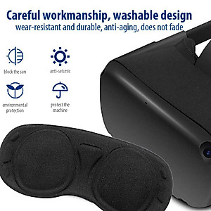 Hemobllo VR Lens Cap 1pc Vr Lens Protection Lens Protector Virtual Reality Lens Case Vr Lens Cover Black Vr Gaming Cover for Lens Sponge Cover Vr Lens Accessory