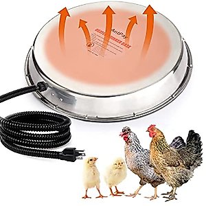 AntPay Poultry Water Heater Base,Universal Warmer Base for Chicken Water,Automatic Pet Water Heater with 6 Feet Anti-bite Cable
