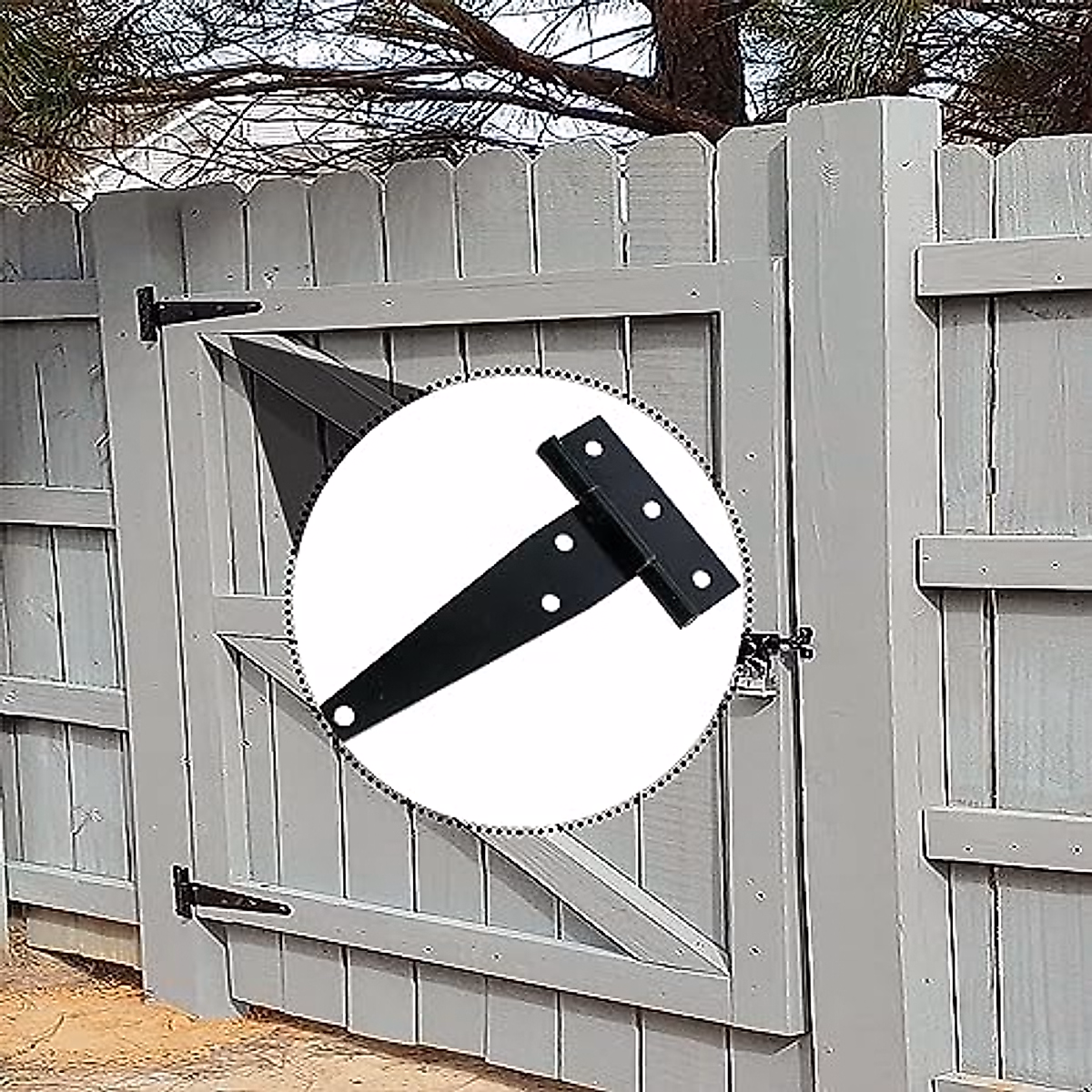 Heavy Duty T Hinge Tee Hinge T Strap Hinge Shed Hinge Gate Hinge Barn Hinge Fence Hinge Door Hinge Wrought Rustproof All Size Black