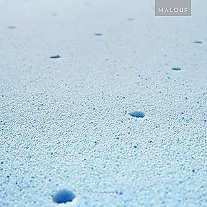 ISOLUS Ventilated Gel Memory Foam Mattress Topper, Queen