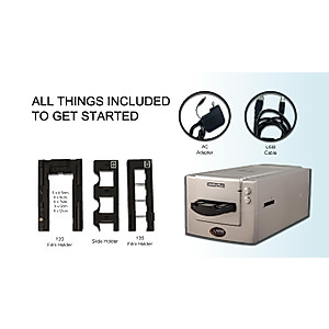 Pacific Image PrimeFilm 120 Pro Plus Film Scanner. Medium Format 120 Film, 135 Film & Slide Scanner. Faster Scan Speed. 6,400 dpi/48-bi True Color. 4.2 Dynamic Range. Mac/Pc