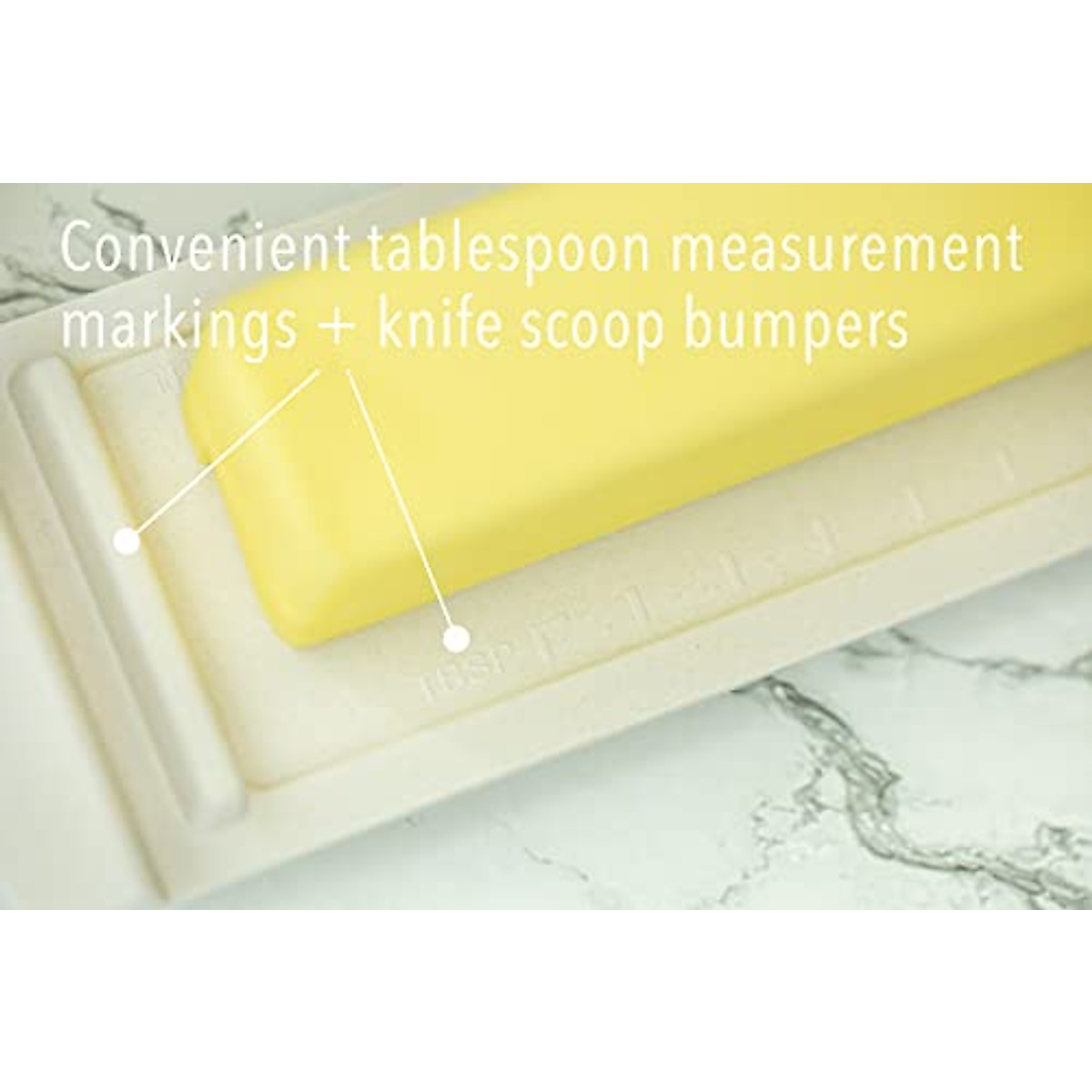 Bamboo Butter Dish with Lid for Countertop or Refrigerator Storage - Butter Stick Holder to Leave On Counter - Single Butter Stick Butter Tray Keeper for Kitchen & Fridge