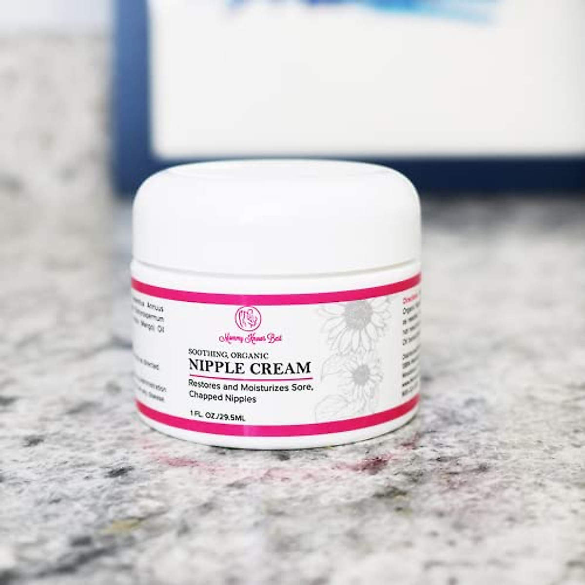 Organic Nipple Cream for Breastfeeding - Lanolin Free - Soothing All Natural Breast Pump Lubricant for Nursing - Baby Safe - 2 oz