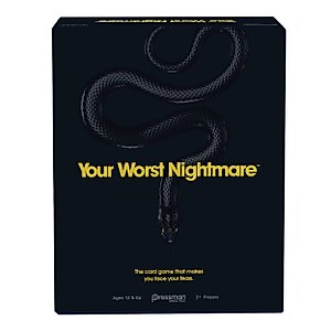 Your Worst Nightmare by Pressman - The Card Game That Makes You Face Your Fears, Black