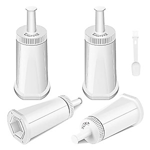 4 Pack Breville Water Filters, Compatible with Breville BES880 Barista Touch, BES990 BES980 Oracle Touch and BES878 BES920 Bambino ClaroSwiss Sage Espresso coffee Machine