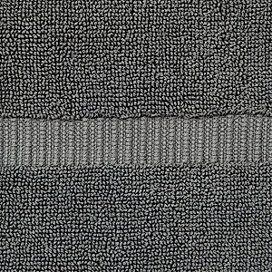 Juvale 2 Pack Letter B Monogrammed Hand Towels, Gray Cotton Hand Towels with Silver Embroidered Initial B for Wedding Gift, Bridal Shower, Baby Shower, Anniversary (16 x 30 Inches)