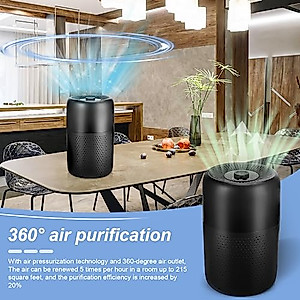 2 Pack TPLMB P60 Air Purifier Replacement Filters,Three-in-One Nylon Pre-Filter,True HEPA Filter,High-Efficiency Carbon Filter,P60-RF,White,Pack of 2.