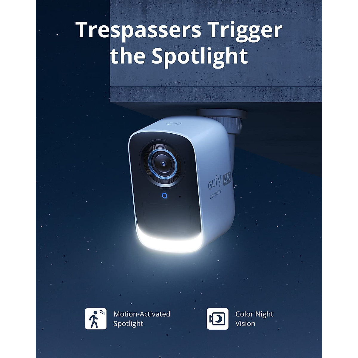 eufy Security eufyCam S300(eufyCam 3C) 2-Cam Kit, Security Camera Outdoor Wireless, 4K Camera, Expandable Local Storage up to 16TB, Face Recognition AI, Color Night Vision, Spotlight, No Monthly Fee