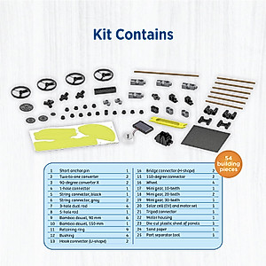Thames & Kosmos Solar-Powered Rovers STEM Experiment Kit | Build 5 Vehicles & Devices Powered by The Sun | Solar Energy Actvities for Ages 8+