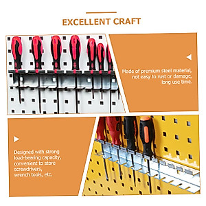 3pcs Pegboard Screwdriver Holder Screwdriver Rack Tool Holder Screwdriver Storage Rack Pegboard Hooks Pliers Organizer Pegboard Screwdriver Organizer Tool Storage Rack