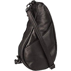 AmeriBag Healthy Back Bag Leather Large Baglett, Black