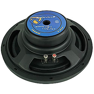 Rockville W12T4S4 12" Shallow Mount 1400w Peak Car Subwoofer 4-Ohm Sub 350w RMS CEA Rated