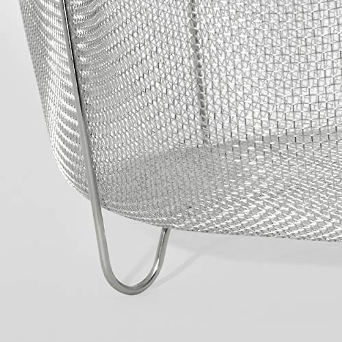 ExcelSteel 3.75 Qt, Rinse Drain Sift Sieve Kitchenware Perfect for Pressure Cookers Strainer Basket Insert, 8.25", Grey