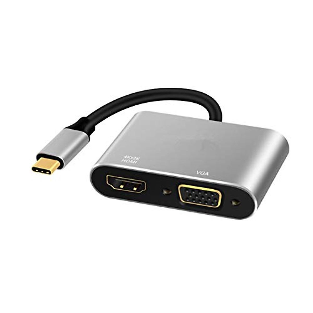 XUNMAIFHB Portable Docking Station,USB C 2-in-1 Type-c to hdmi, vga Type C to HDMI HD Adapter Cable USB3.1 Fast Transmission